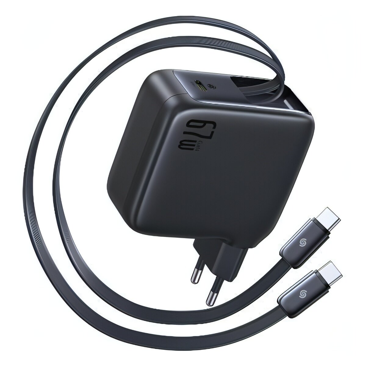 Сетевое зарядное устройство Baseus EnerCore CJ21 3C 67W EU Cosmic черный