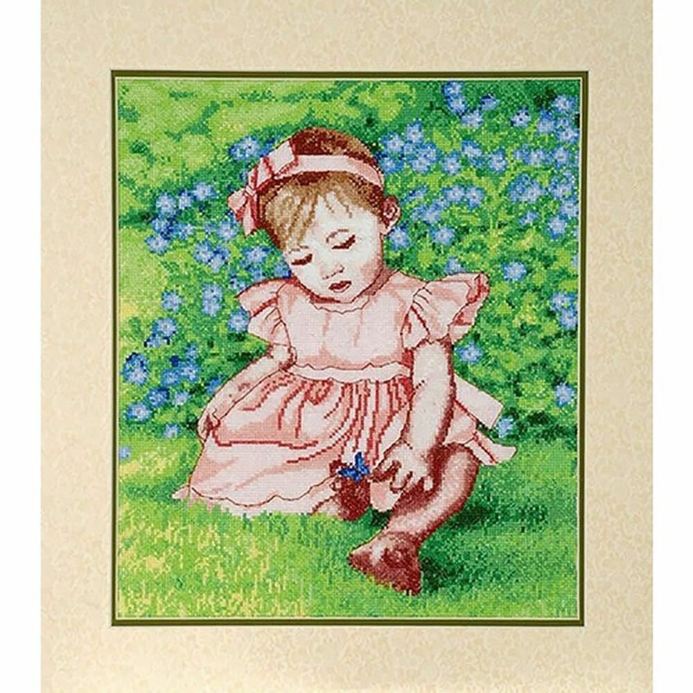 Набор для вышивания Hobby&Pro "А ты кто?", 30х35 см, 734