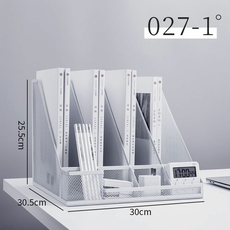 Металлическая стойка для хранения документов, ящик для документов, стеллаж для документов, офисный металлический держатель для документов, настольная вертикальная стойка для хранения.