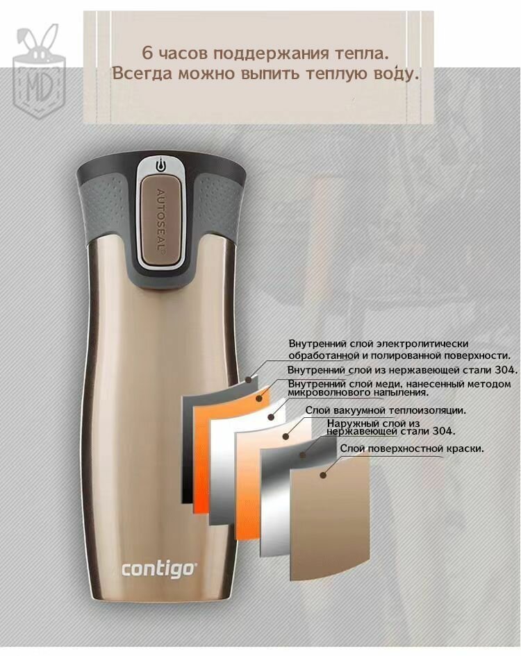 Contigo Термокружка, 0.45л — фото 1
