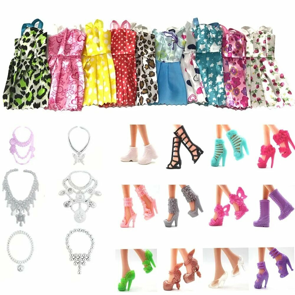 Набор одежды для куклы Barbie, NK 29-30см аксессуары обувь платья