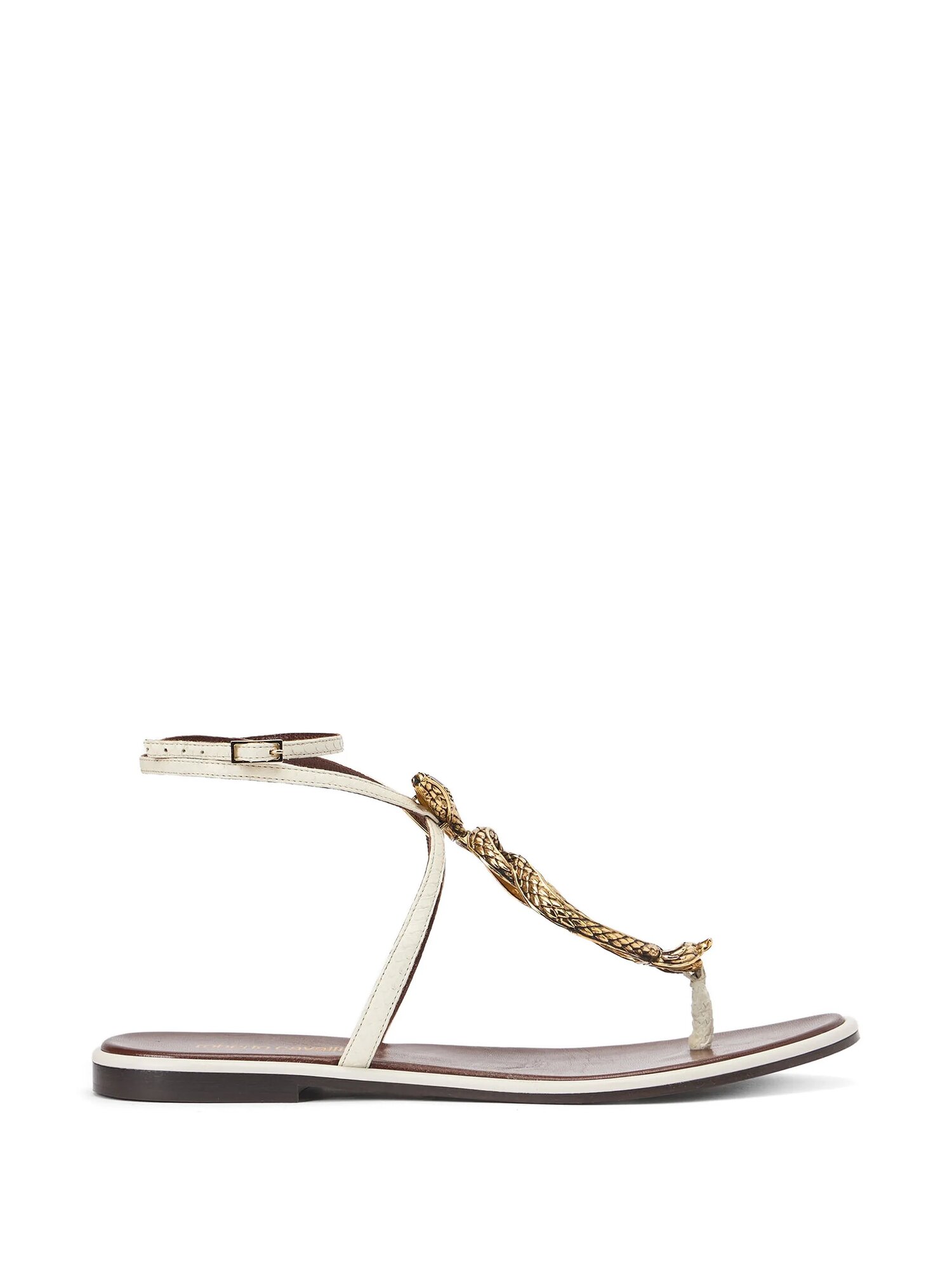 Босоножки Snake-motif flat sandals