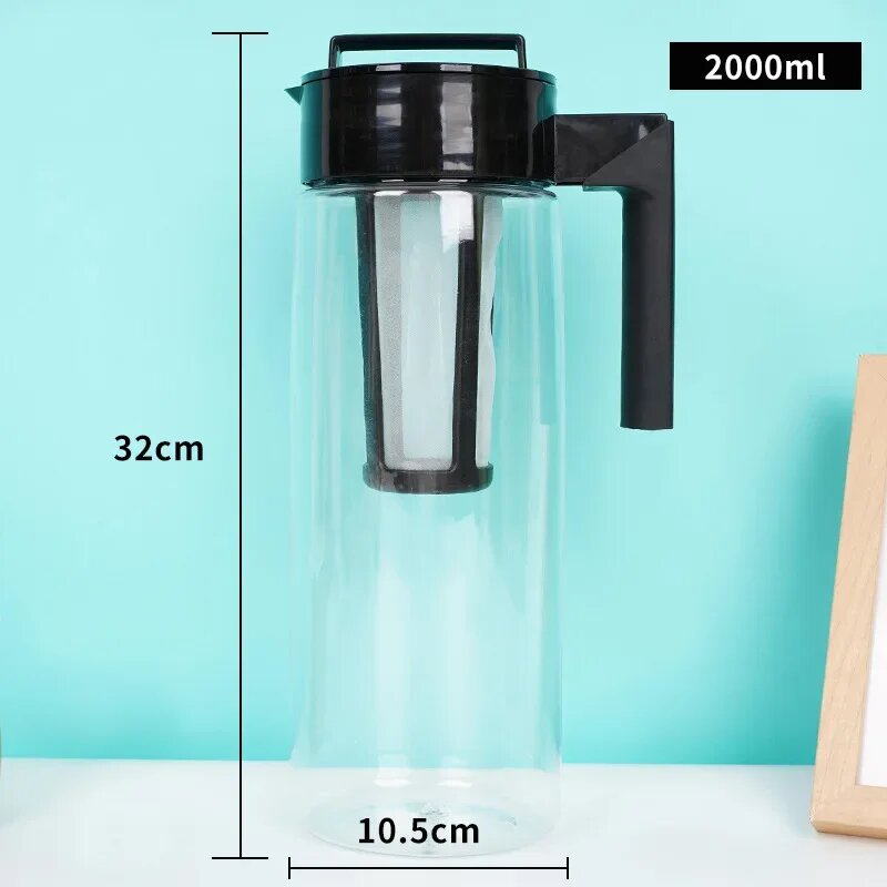 Кофейник для холодного заваривания 2000 мл, прозрачный