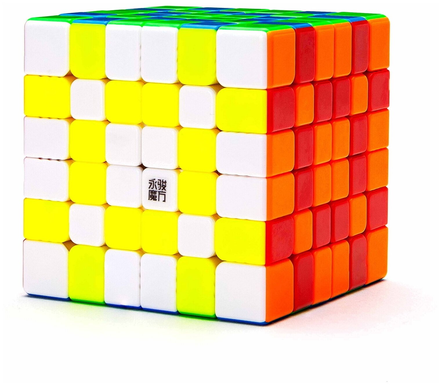 Магнитный кубик Рубика 6x6 YJ YuShi V2 Magnetic, цветной пластик