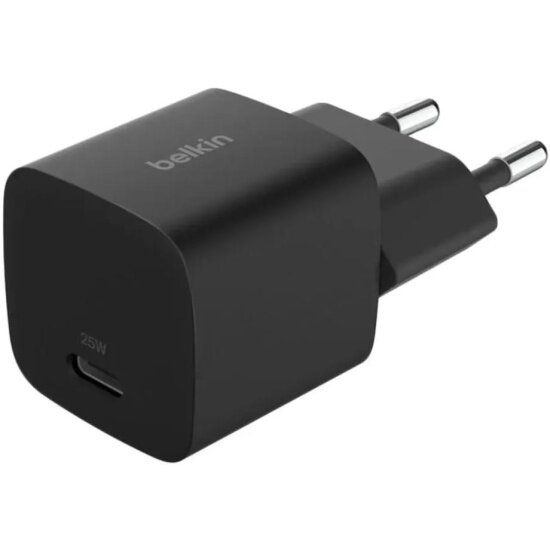 Сетевое зарядное устройство Belkin 25Вт, USB-C, черный (WCA012kqBK)