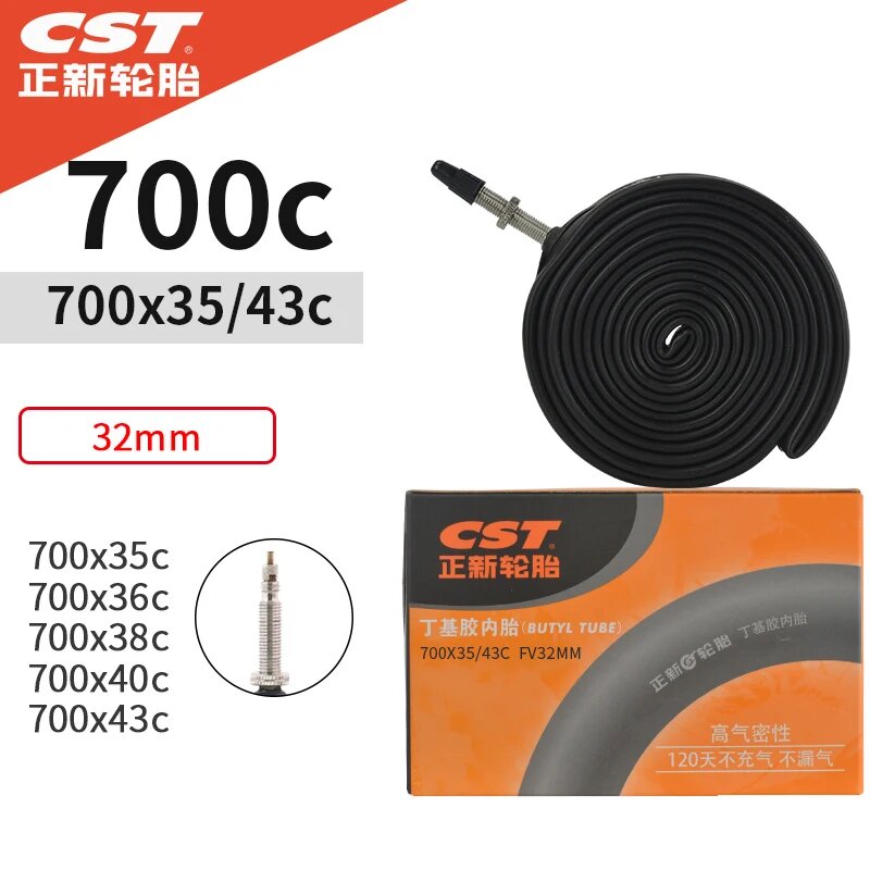 CST камеры для велосипедных шин 700x35/43C 35-43C FV32 2pc