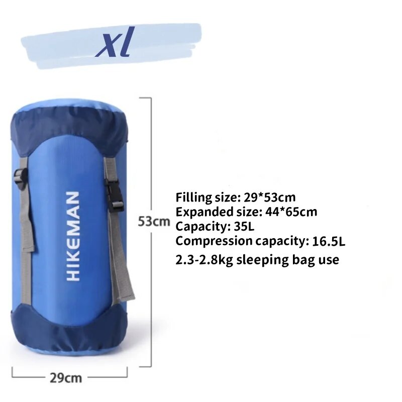 Сумка для спального мешка HIKEMAN XL, Blue