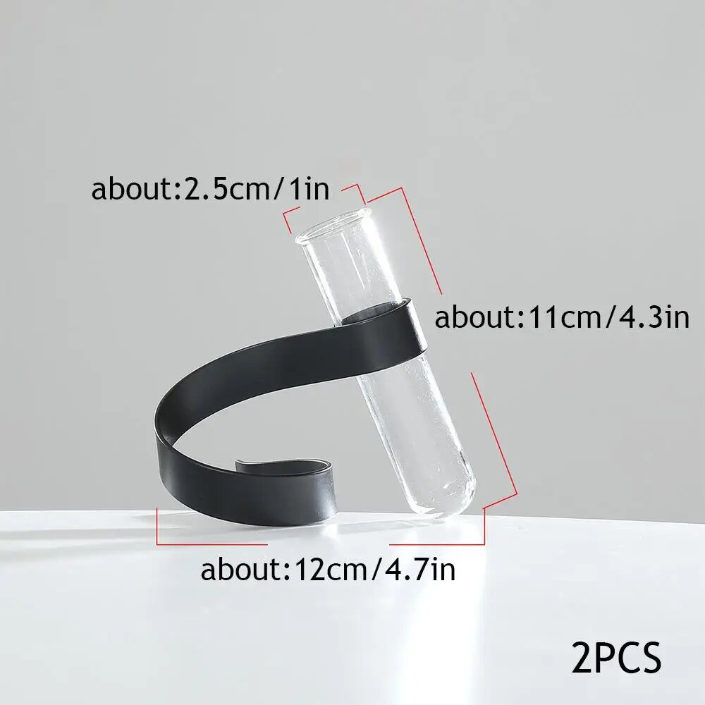2шт Стеклянные подвесные вазы, Цвет: 2pcs