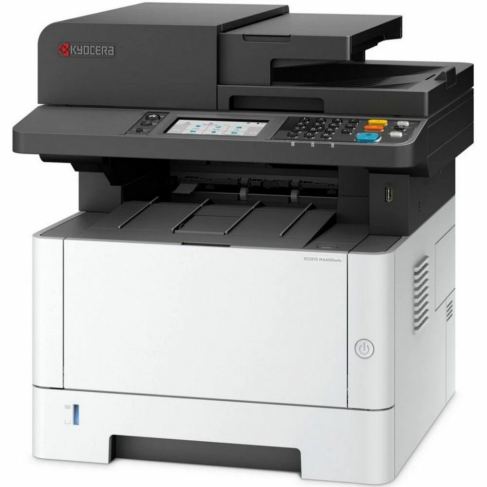 Kyocera Ecosys MA4000wifx A4, МФУ, лазерное, монохромное, 40стр/мин, 1200x1200 dpi, fax, 1 ГГц, 512Гб, 50АПД, WiFI/USB/Ethernet (110C1D3NL0)