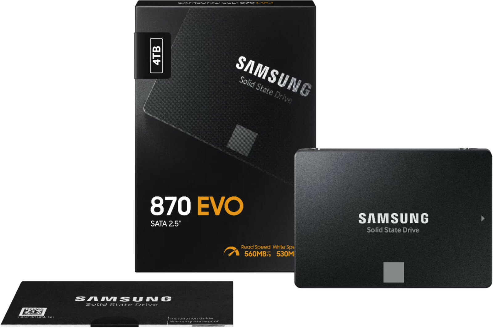 SSD 500 ГБ 2.5" SATA накопитель Samsung 870 EVO [MZ-77E500BW]