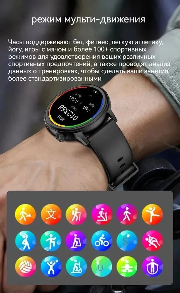 Умный браслет для диабета, водонепроницаемый IP67, мониторинг здоровья, измерение пульса, Bluetooth — фото 1