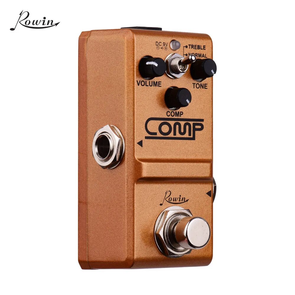 Rowin Compressor Guitar Pedal Педаль эффектов Эффекты для электрогитары Orange