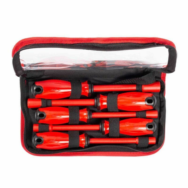 Набор торцевых диэлектрических отверток НИО-2205-Т серия профи КВТ 88927