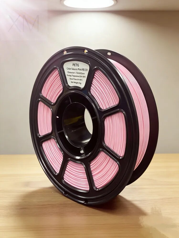 Пластик для 3D принтера PETG 1.75 мм 1 кг Розовый сакуры, для 3D печати