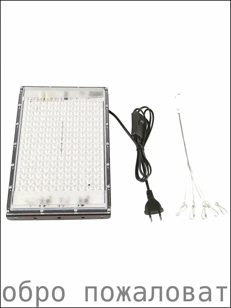 Полностью фиолетовый лампа для загара, 460 нм, 96 светодиода, портативная, 100 Вт, 85-265 В, вилка европейского стандарта лица и тела, синий свет домашних условиях-dujie