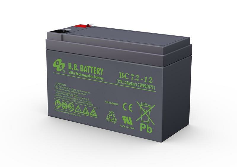 Аккумулятор 12В 7.2А. ч BC 7.2-12 B.B. Battery