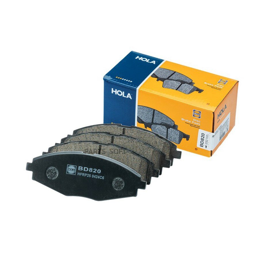 HOLA Тормозные колодки дисковые CHEVROLET Lanos, Spark II DAEWOO Matiz CHERY QQ