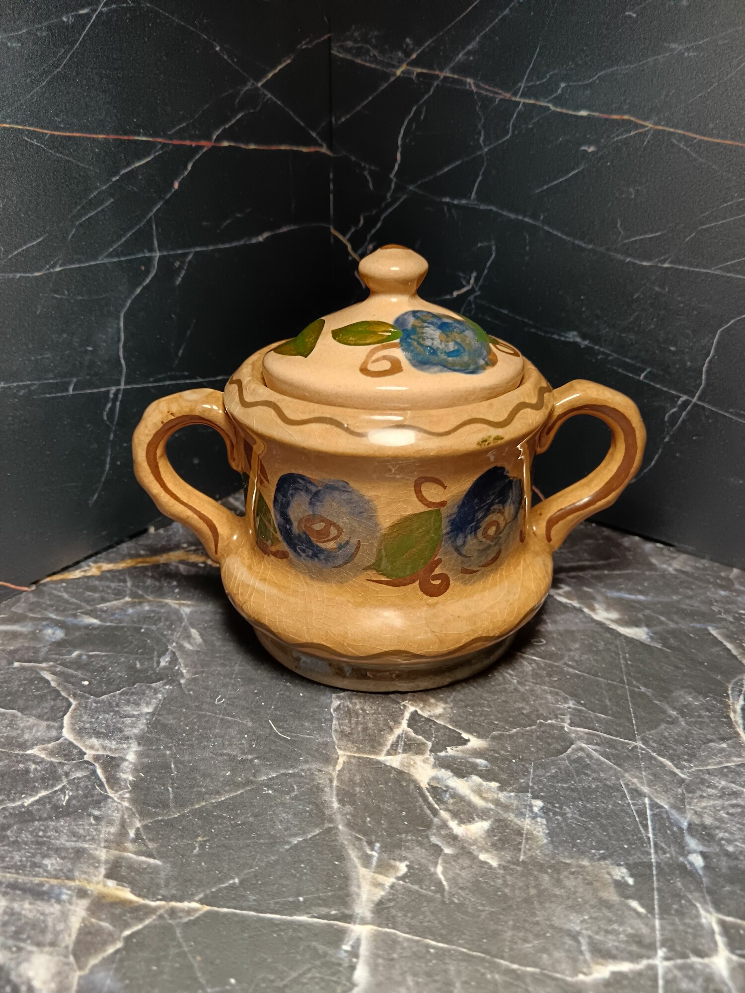 Сахарница керамическая Минский фарфоровый завод, винтаж СССР