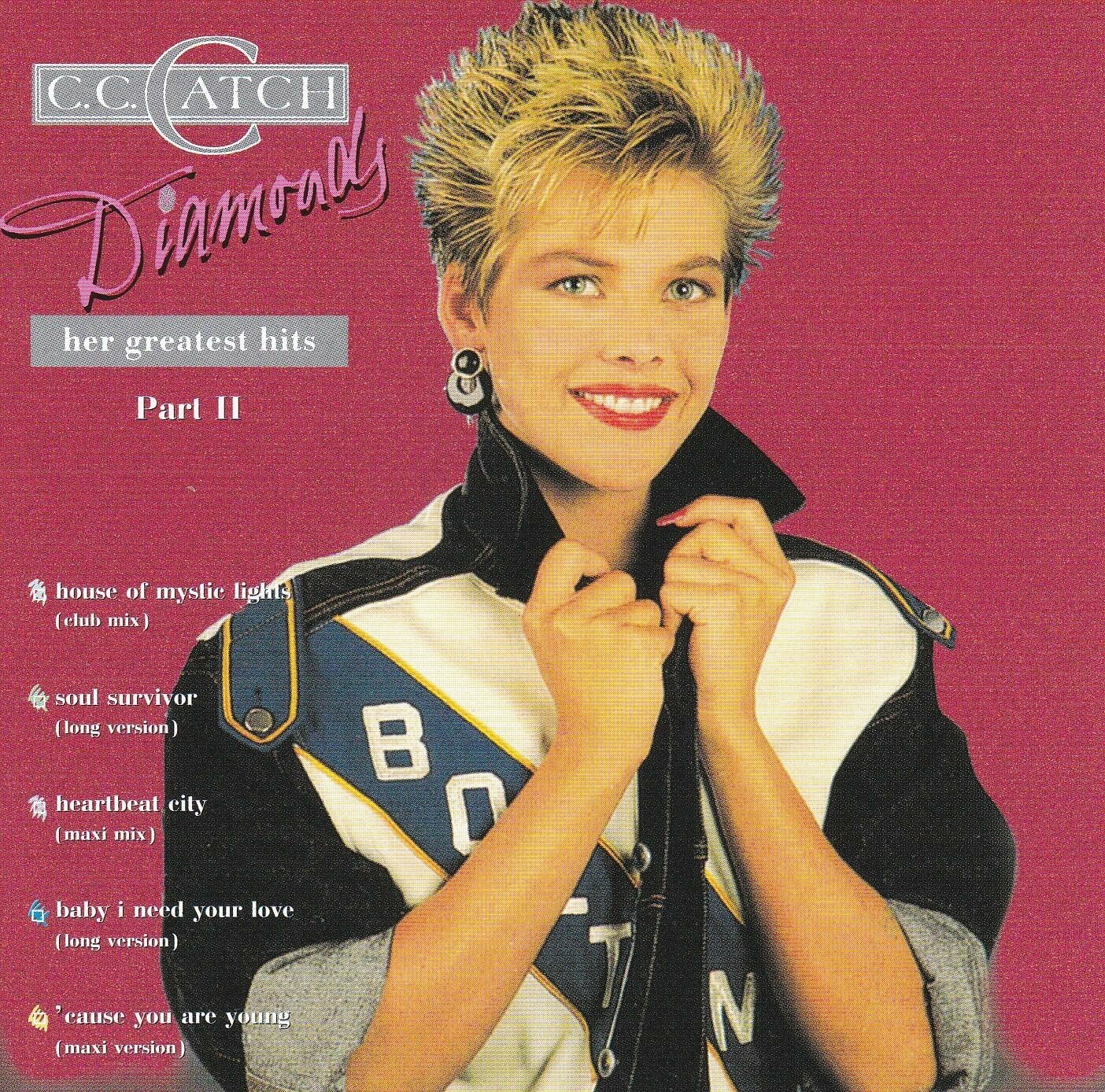 C.C. Catch - Diamonds - Her Greatest Hits Part 2, 1989, 4-page, CD-Аудио