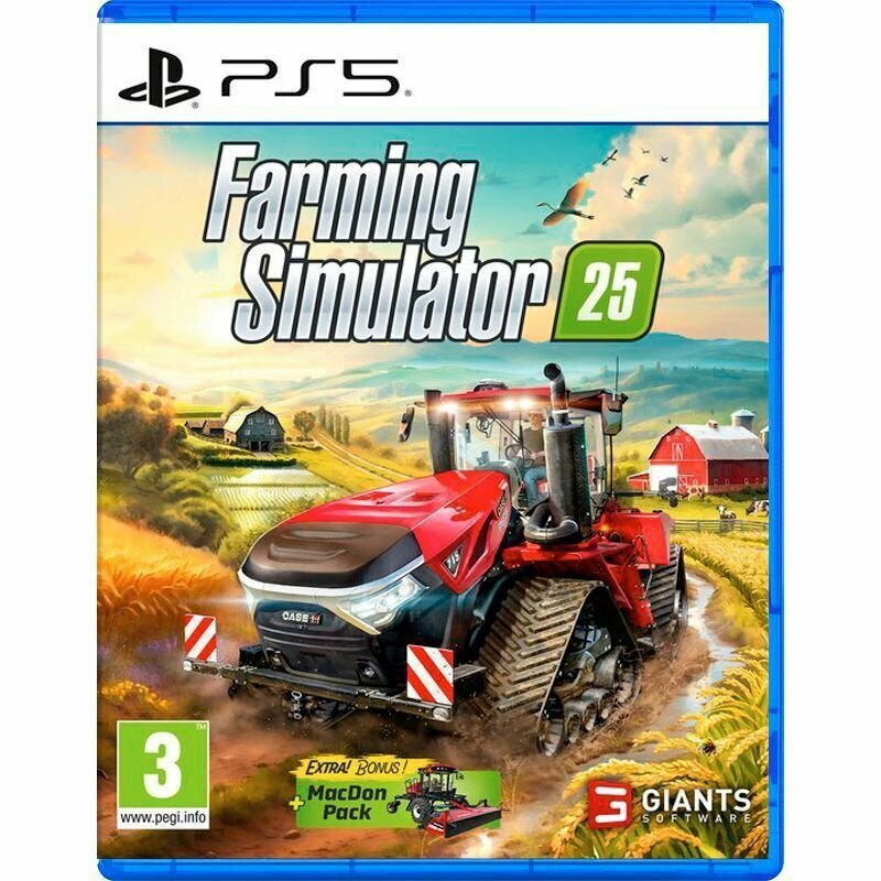Диск Farming Simulator 25 для PS5 (русские субтитры)