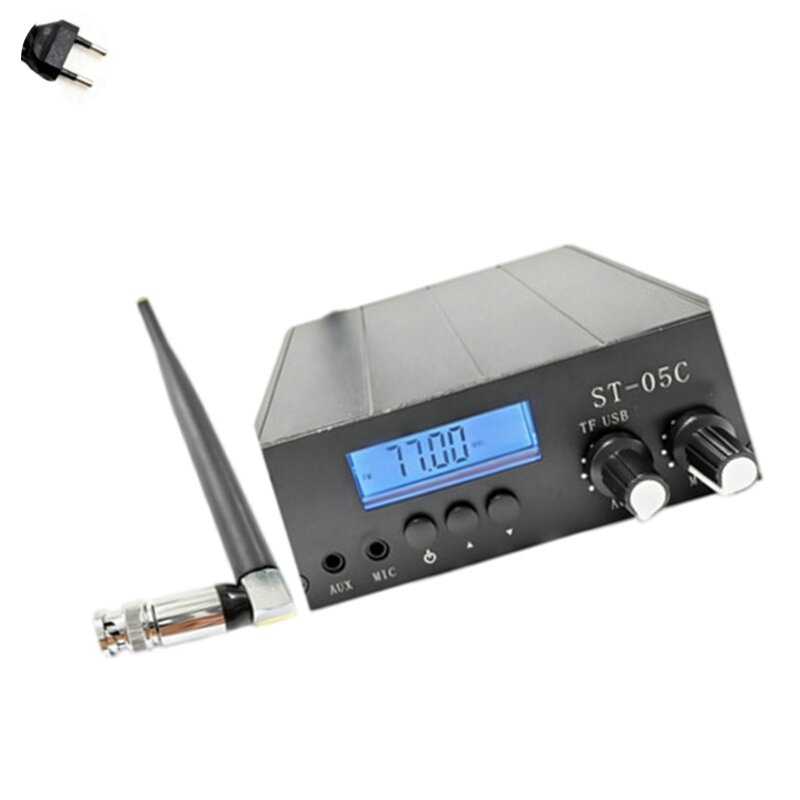 Беспроводной радиовещательный передатчик USB TF, совместимый с Bluetooth, мощностью 200 МВт для домашнего устного перевода на общественной сцене