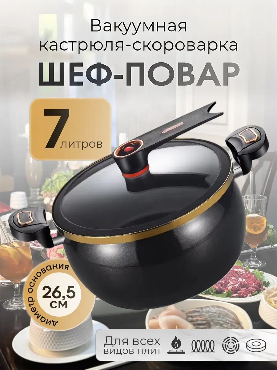 Кастрюля скороварка шеф повар