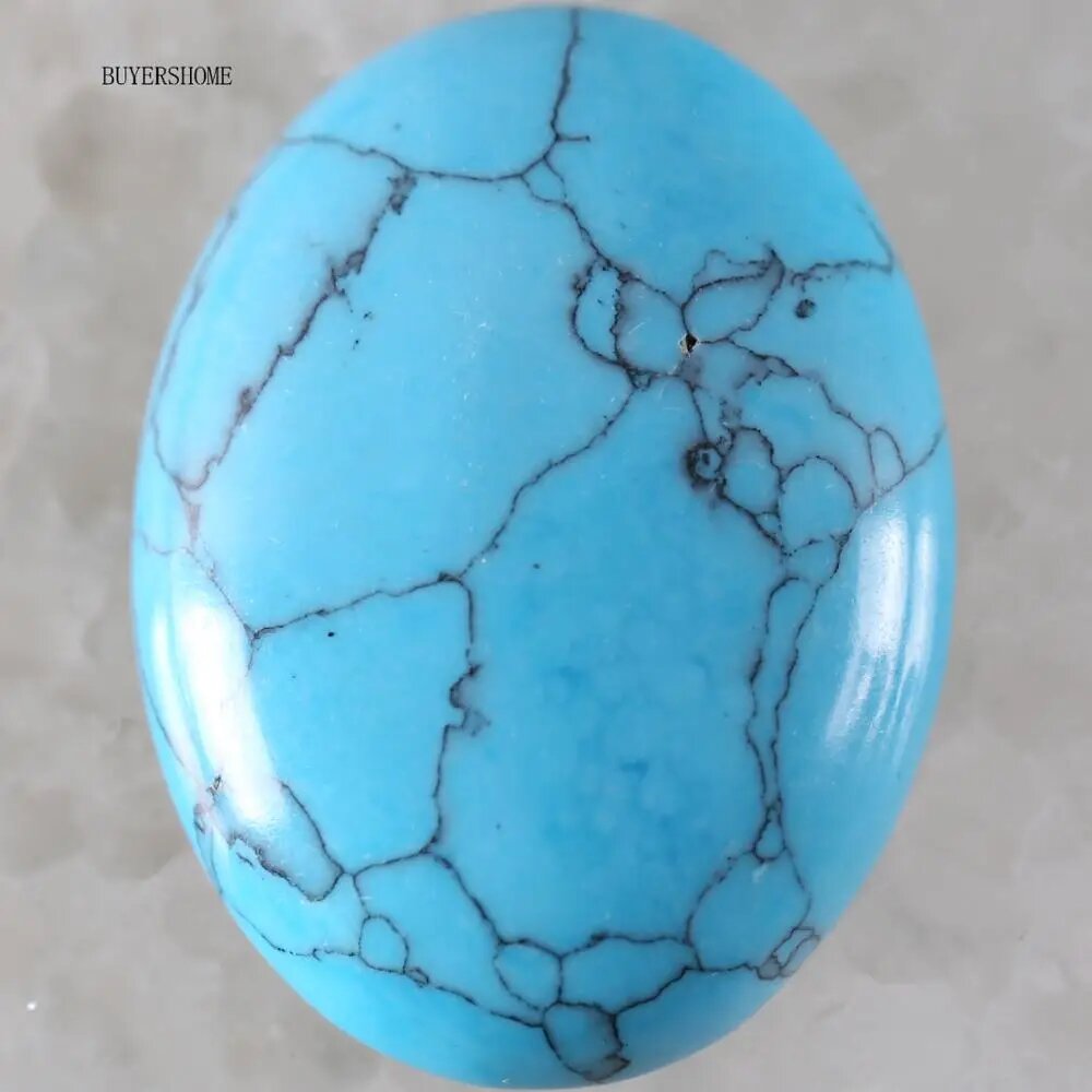 Кабошон бирюза Blue Turquoise