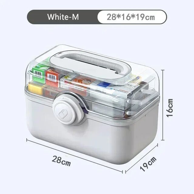 Аптечка для дома White-M 28*16*19 см