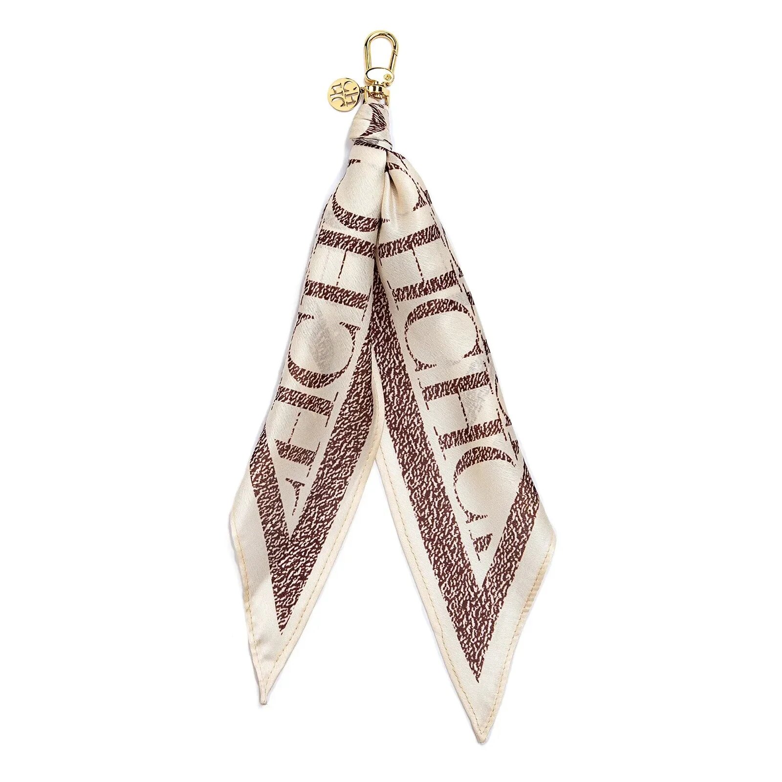 Женский Шарф-аксессуар CH: Модное Ожерелье-бейджик Из Цинкового Сплава Для Сумок, Люксовый Dark Grey