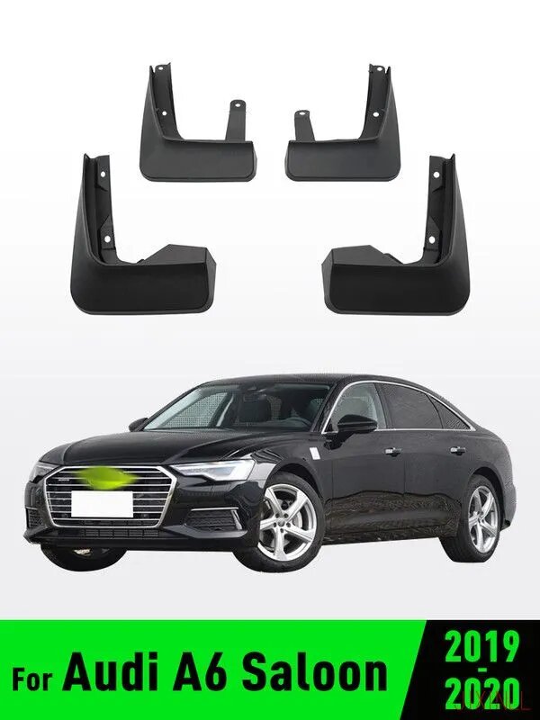Брызговики для Audi A6 Saloon C8 2019-2020 standard, 4 шт, черные
