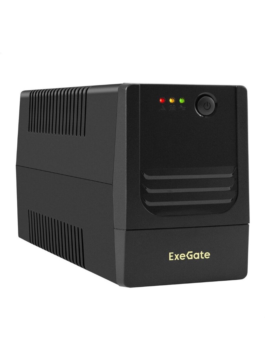 ИБП Источник бесперебойного питания Exegate Power NB-600. LED. AVR.4C13 360 Вт, Линейно-интерактивный