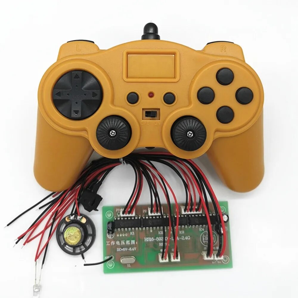 2.4G 8CH пульт дистанционного управления DIY игрушка для робота лодка танк автомобиль 4-6V-оранжевый