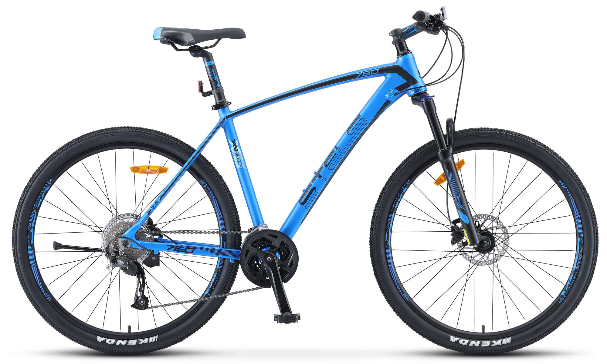 Горный велосипед Stels Navigator 760 D V010 (2025) 17.5" Синий (160-170 см)