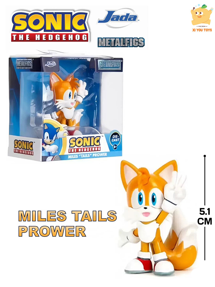 Jada Toys Sonic The Hedgehog Metalfigs Tails / Игрушки Метал Соник Станут Идеальным Подарком На Новый Год.