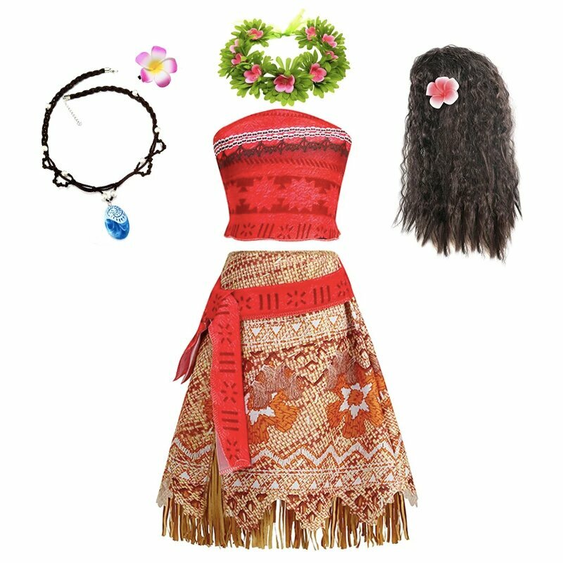 Платье Moana для девочки, 7-8 лет (140), DressC Suit3