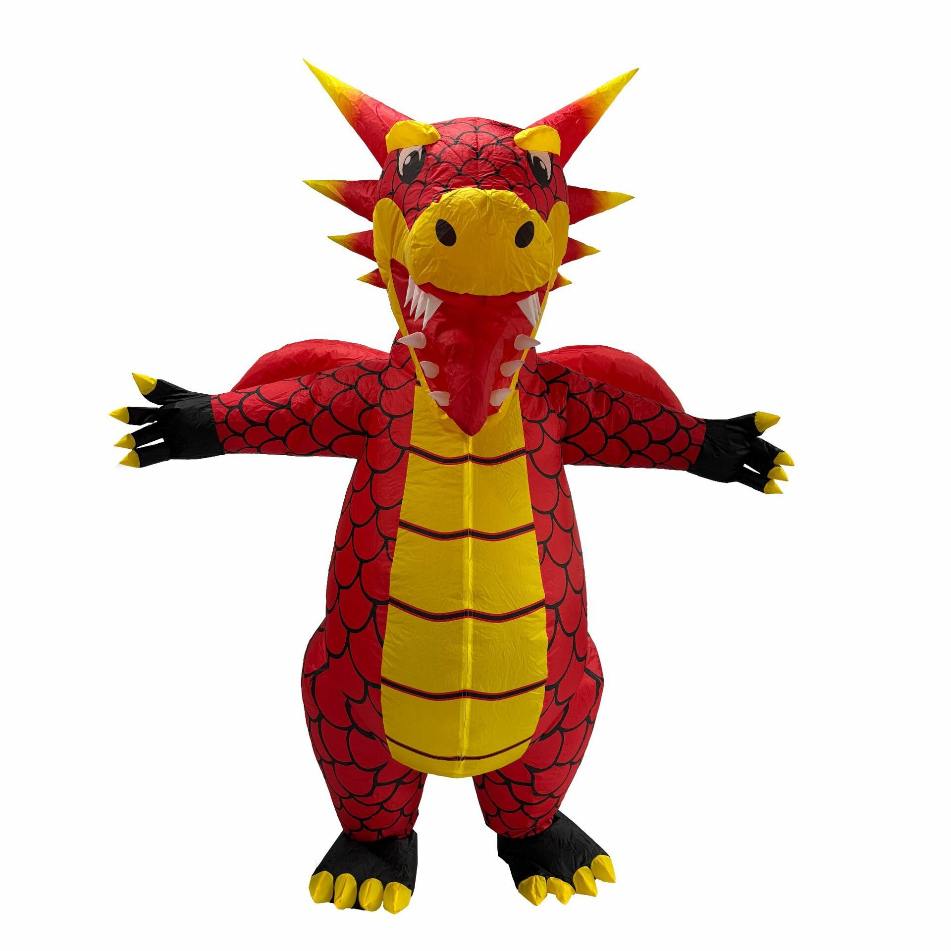 Надувной костюм динозавра на Хэллоуин, костюм китайского дракона для косплея, костюм для сценических выступлений, надувной костюм динозавра.