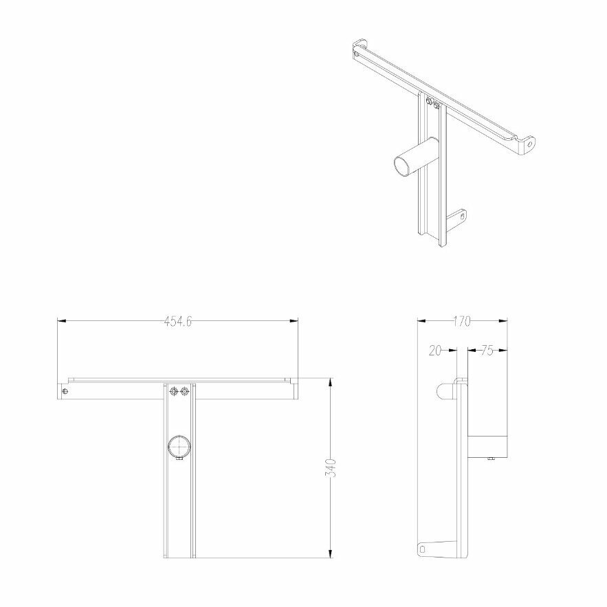 Стойка-переходник саб-сателлит SVS Audiotechnik CASCADE 206A POLE Adapter