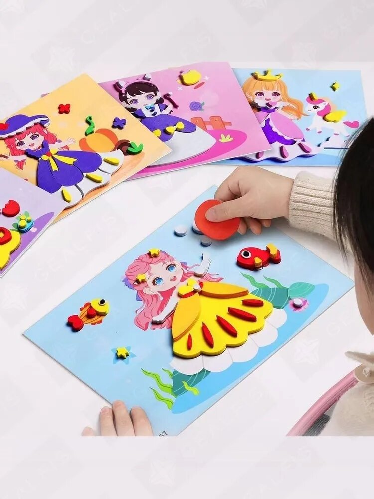 Креативные 3D-наклейки diy (случайным образом присылайте 30 разных наклеек)