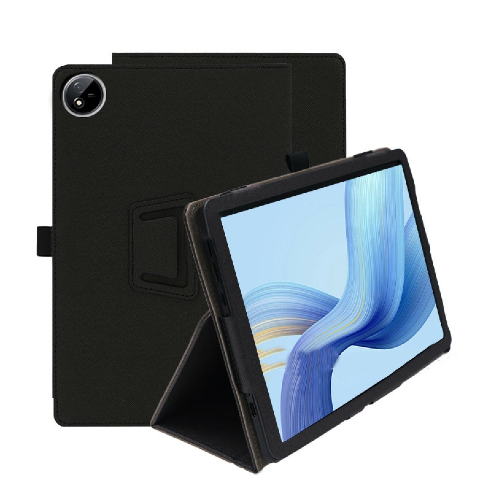 Чехол-книжка MyPads Sotto i jeans для IQOO Pad 2 Pro 13.0 с водоотталкивающей тканью и функцией подставки