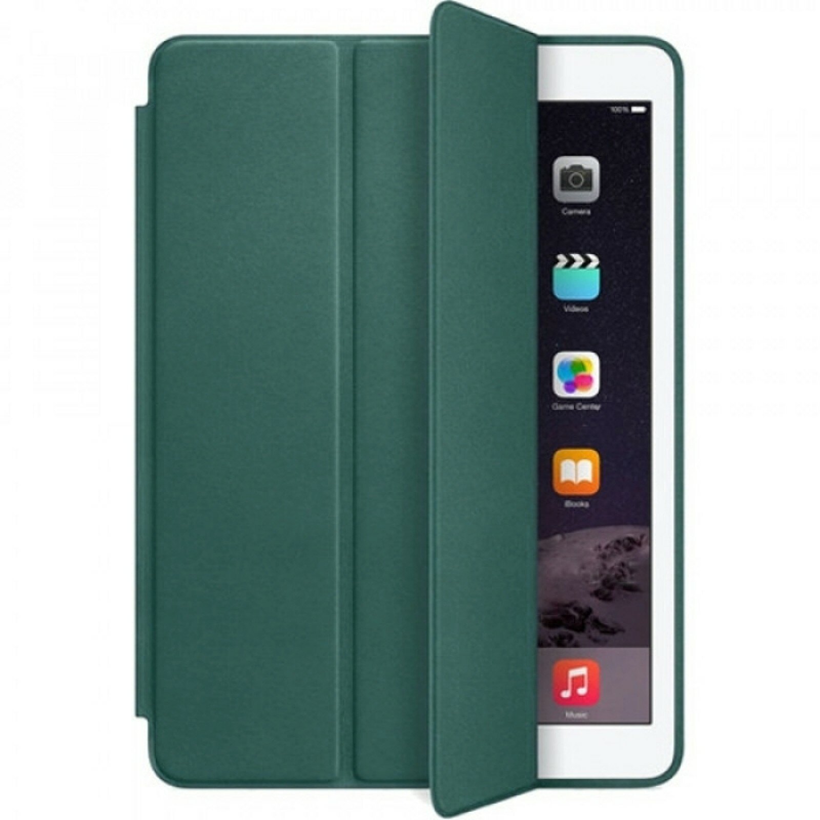 Чехол-книжка MyPads для Apple iPad Pro 12.9 2020, зеленый, с подставкой