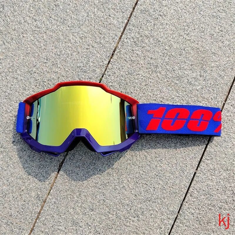 Мотоочки 100% с желтыми линзами для мотоцикла, размер One size