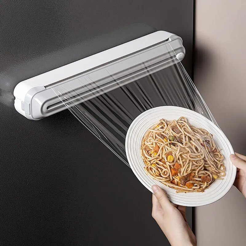 Кухонный диспенсер с резаком для пленки и фольги