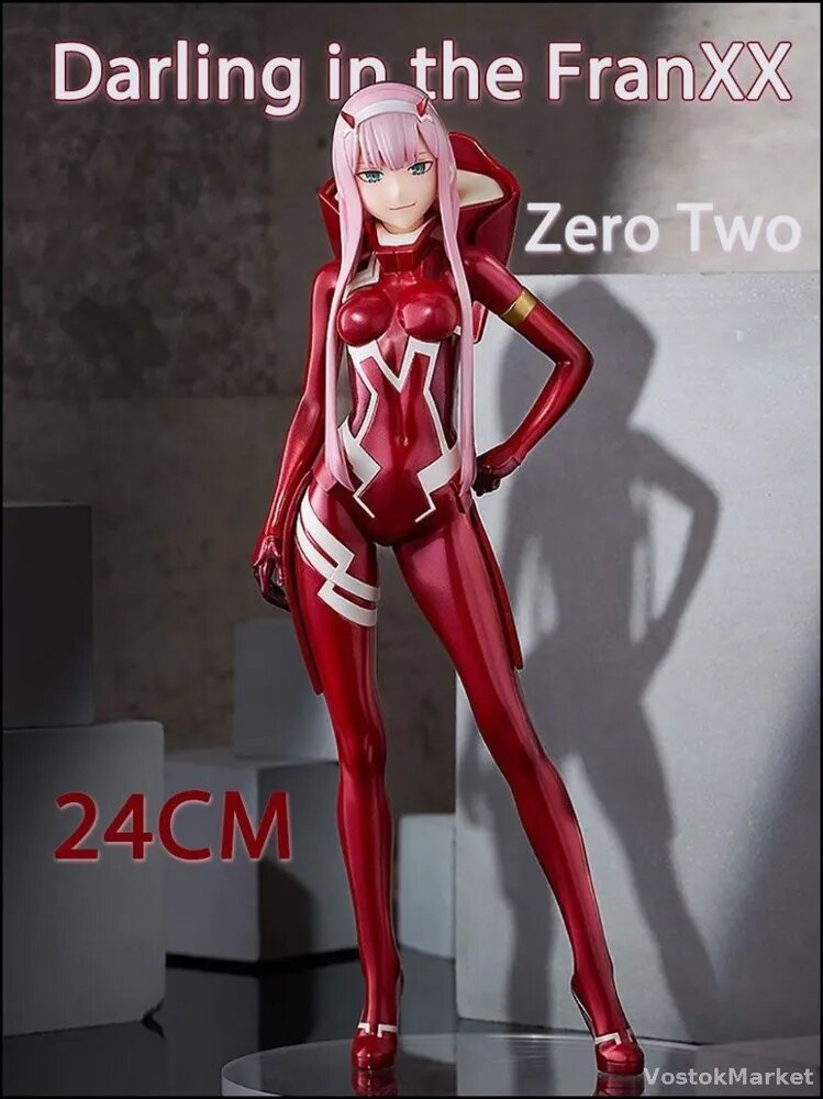 Фигурка Zero Two Darling in the FranXX 24CM PVC Statue Collection Model Figure Anime — фото 1
