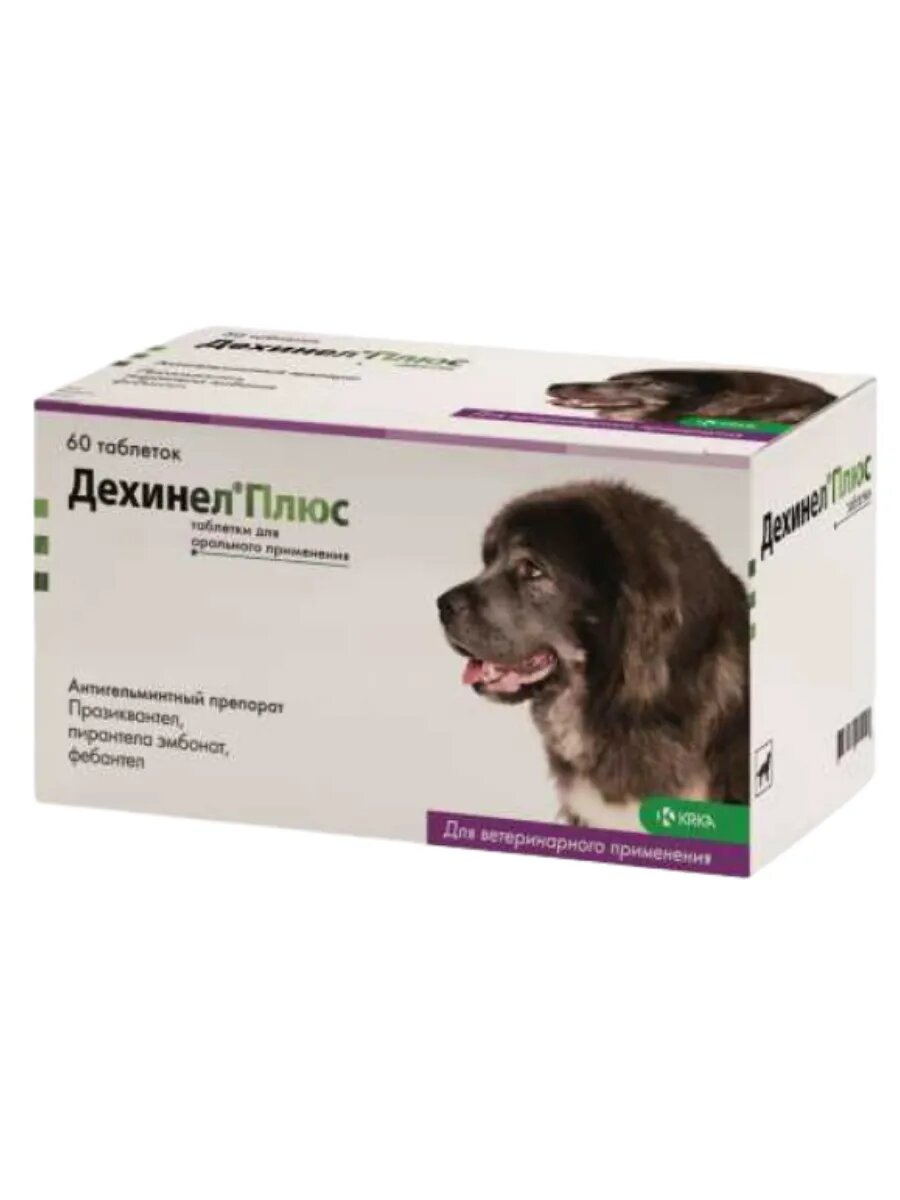 Дехинел Плюс, таблетки для крупных собак 60шт