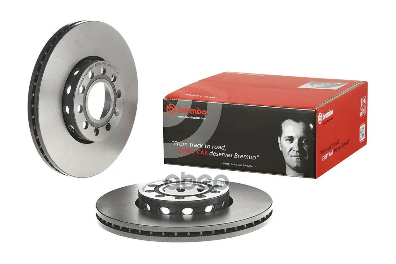 Диск тормозной передний с покрытием VAG AUDI 100/A4/A4S/A6/A6S / VW PASSAT B5 91-08 BREMBO 09.5745.21 Brembo арт. 09.5745.21