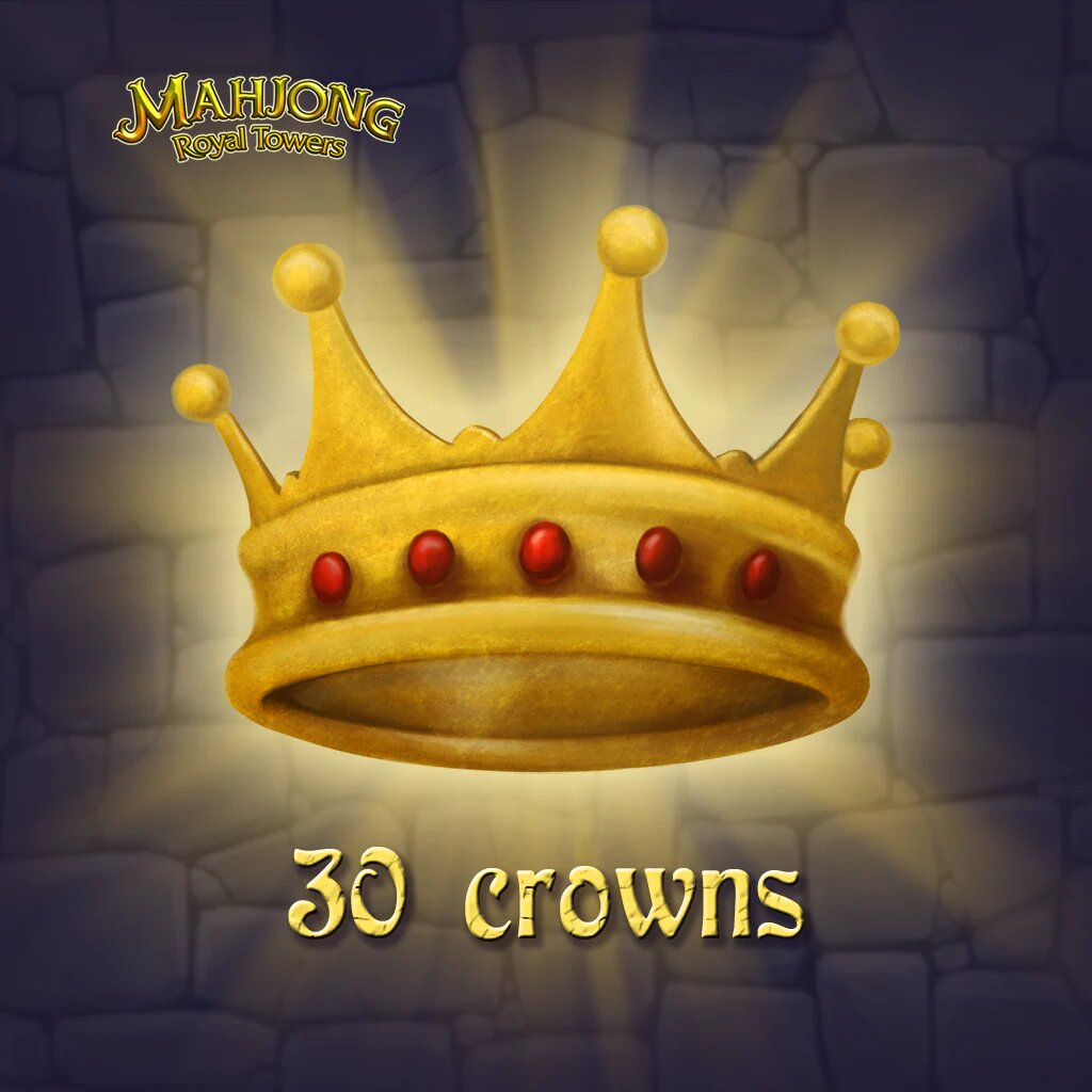 Дополнение Mahjong Royal Towers - 30 crowns, цифровое издание PlayStation 4, регион Турция / код пополнения баланса
