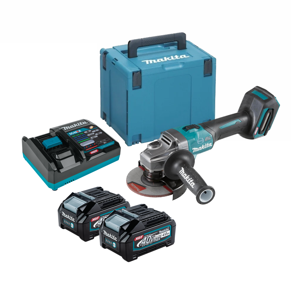 Аккумуляторная угловая шлифмашина Makita XGT GA005GM201