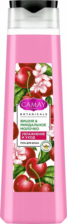 Гель для душа CAMAY Вишня и миндальное молочко