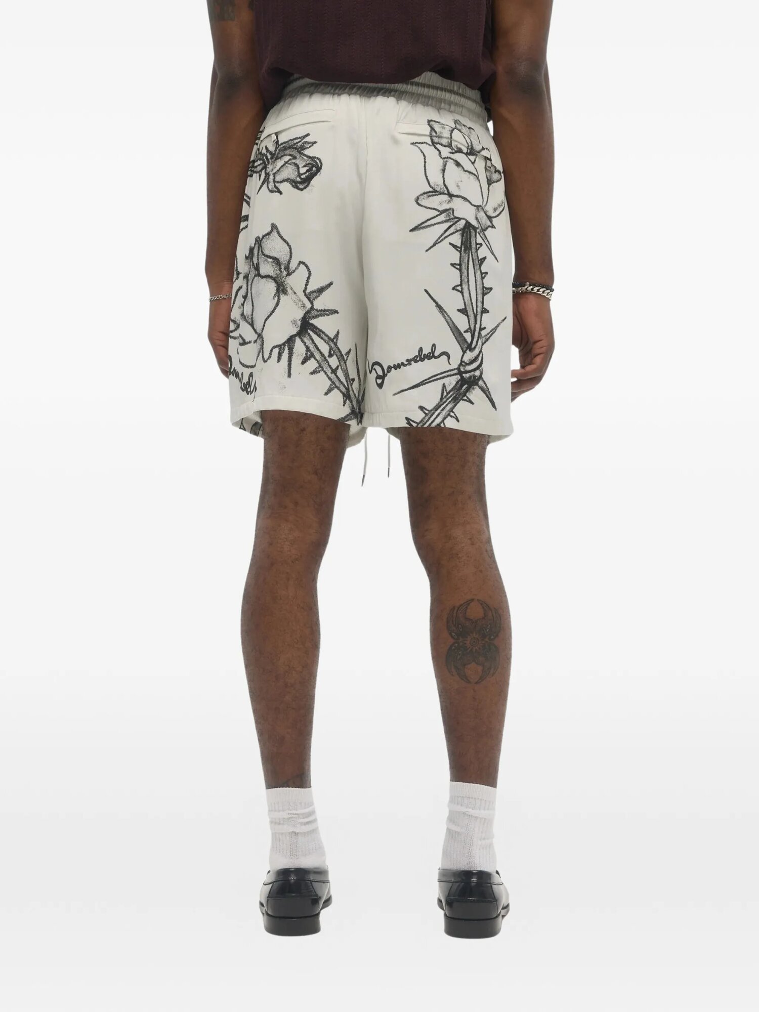 Шорты DOMREBEL Graphic-print drawstring shorts, размер 48, разноцветный — фото 1
