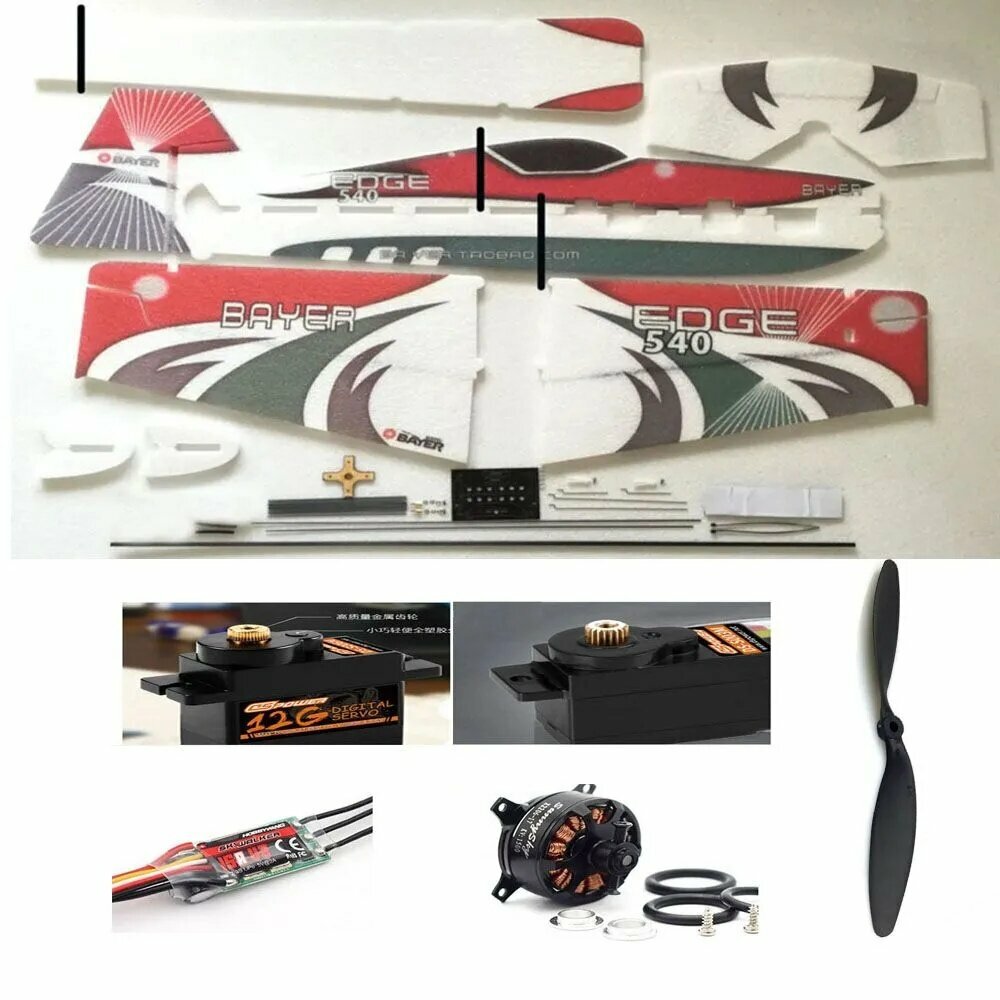 F3P 540 EPP Foam 3D RC самолет, размах крыльев 9 мм, радиоуправляемый самолет